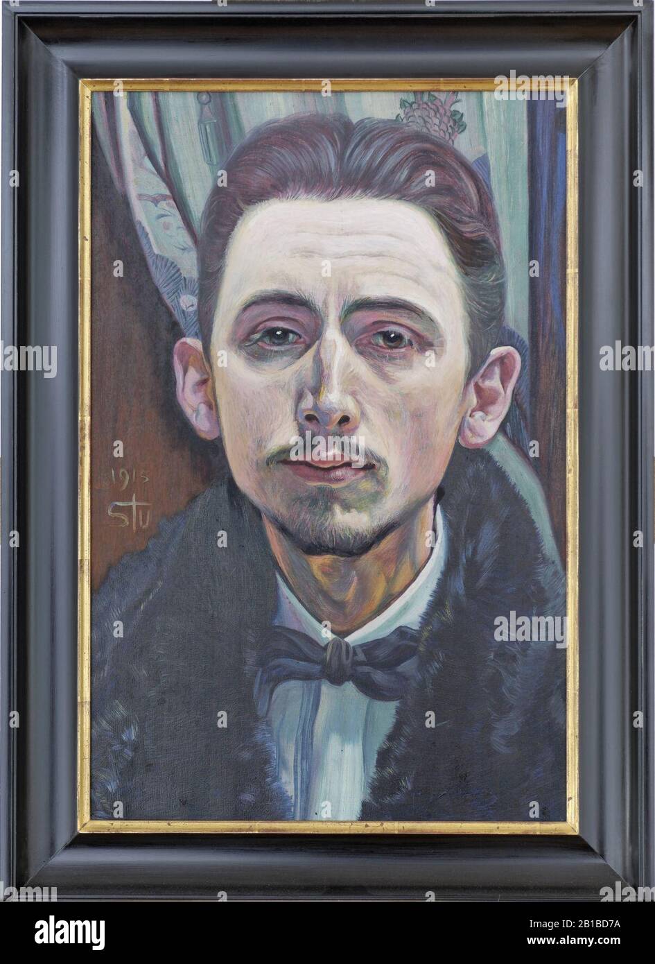 Fritz Stuckenberg, self-portrait Stock Photo - Alamy