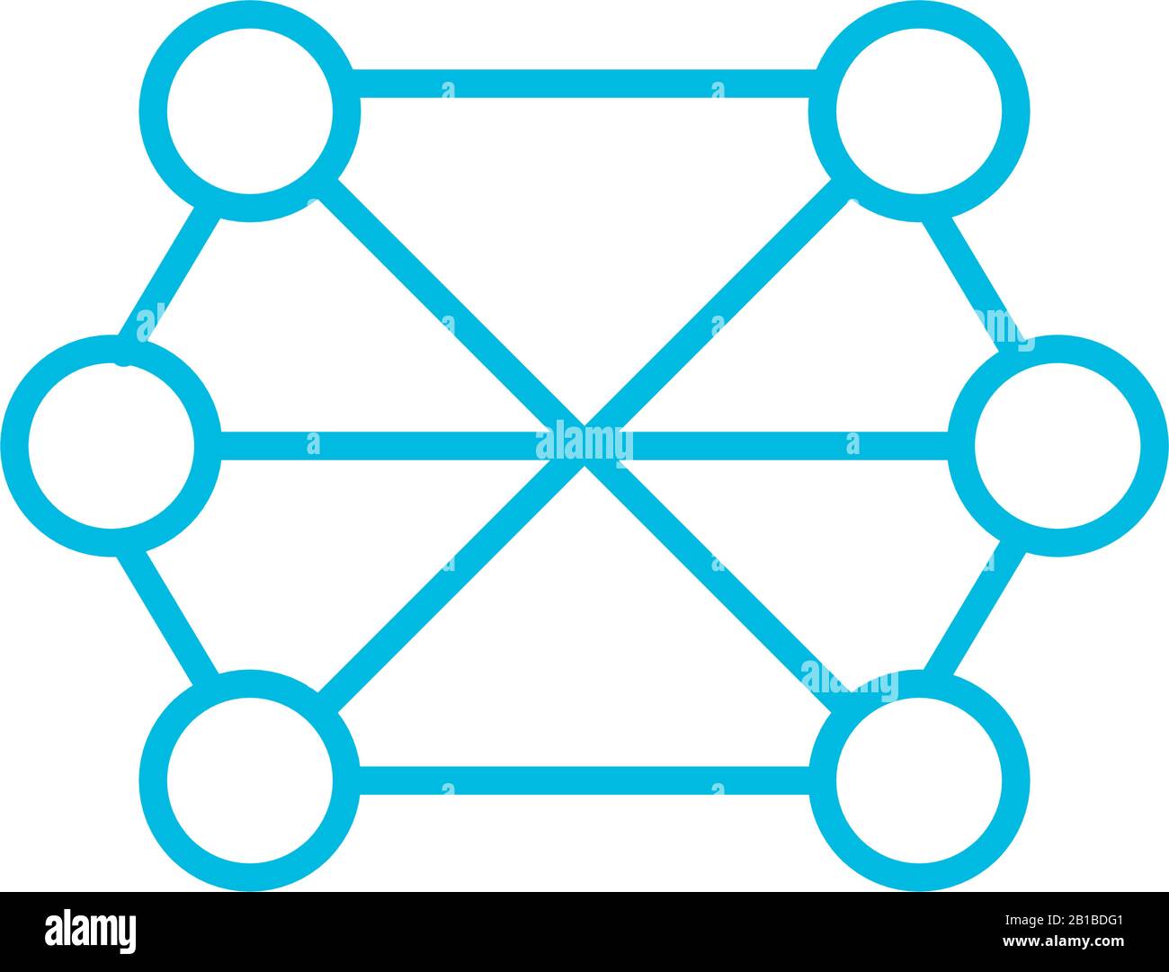 points circuit line style icon design, futuristic virtual technology modern innovation digital ...