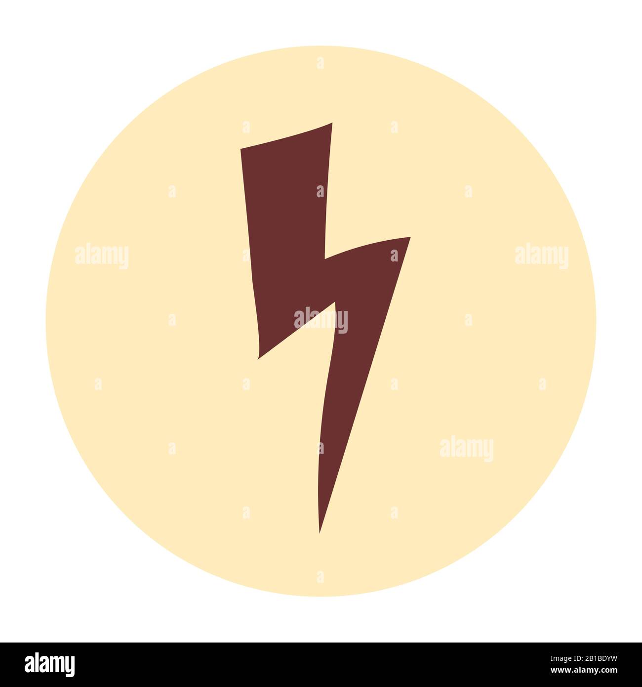 Isolated thunder shape vector design Stock Vector Image & Art - Alamy