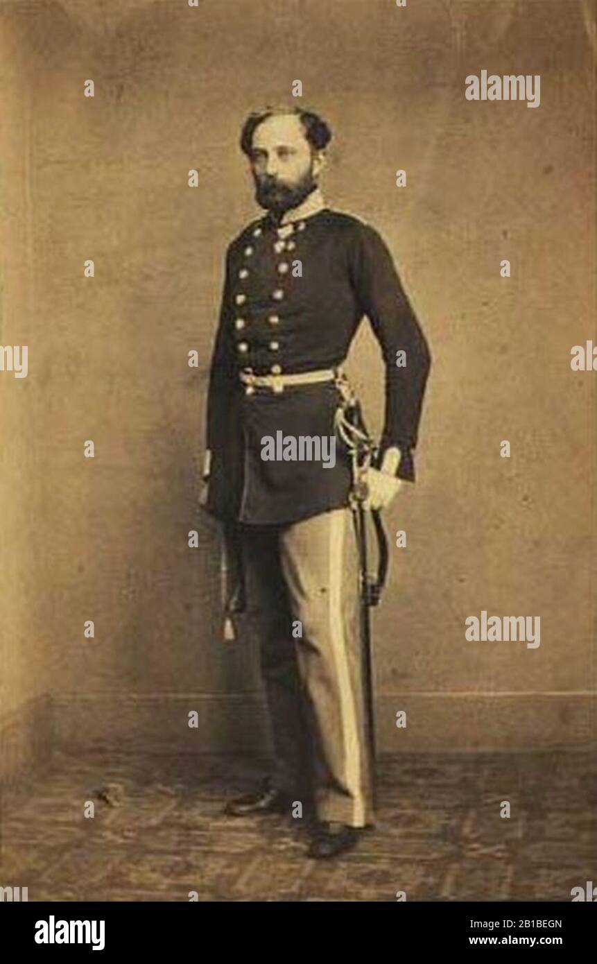 Fritz Wedell-Wedellsborg 1861 by F.F. Petersen Stock Photo - Alamy