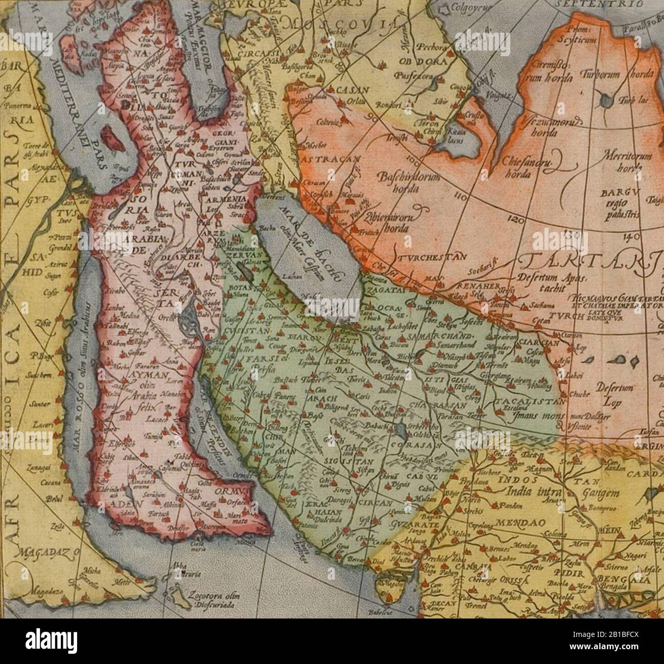 Early map of asia hi-res stock photography and images - Alamy