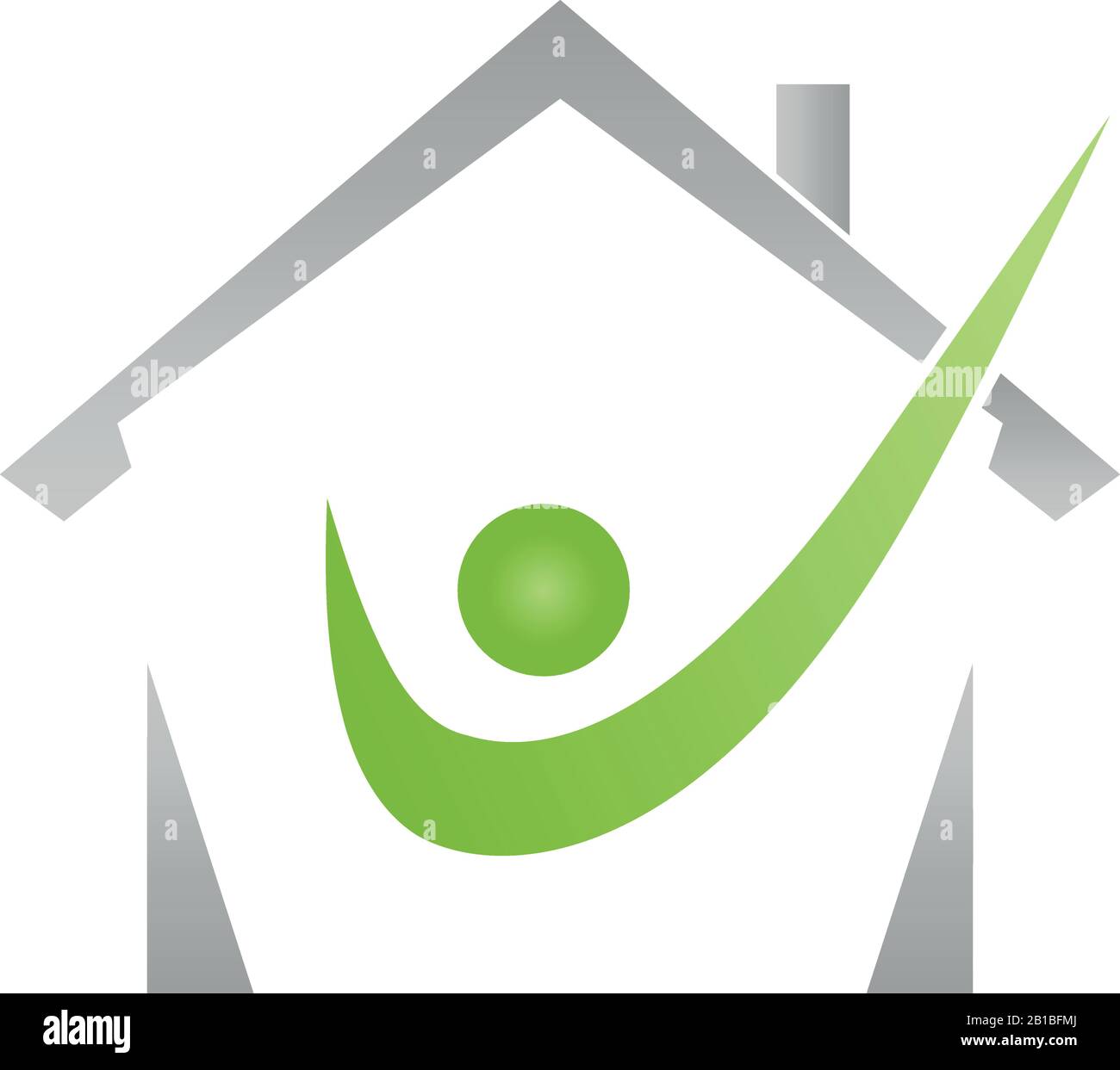 House, check mark, people, real estate, logo Stock Vector Image & Art ...