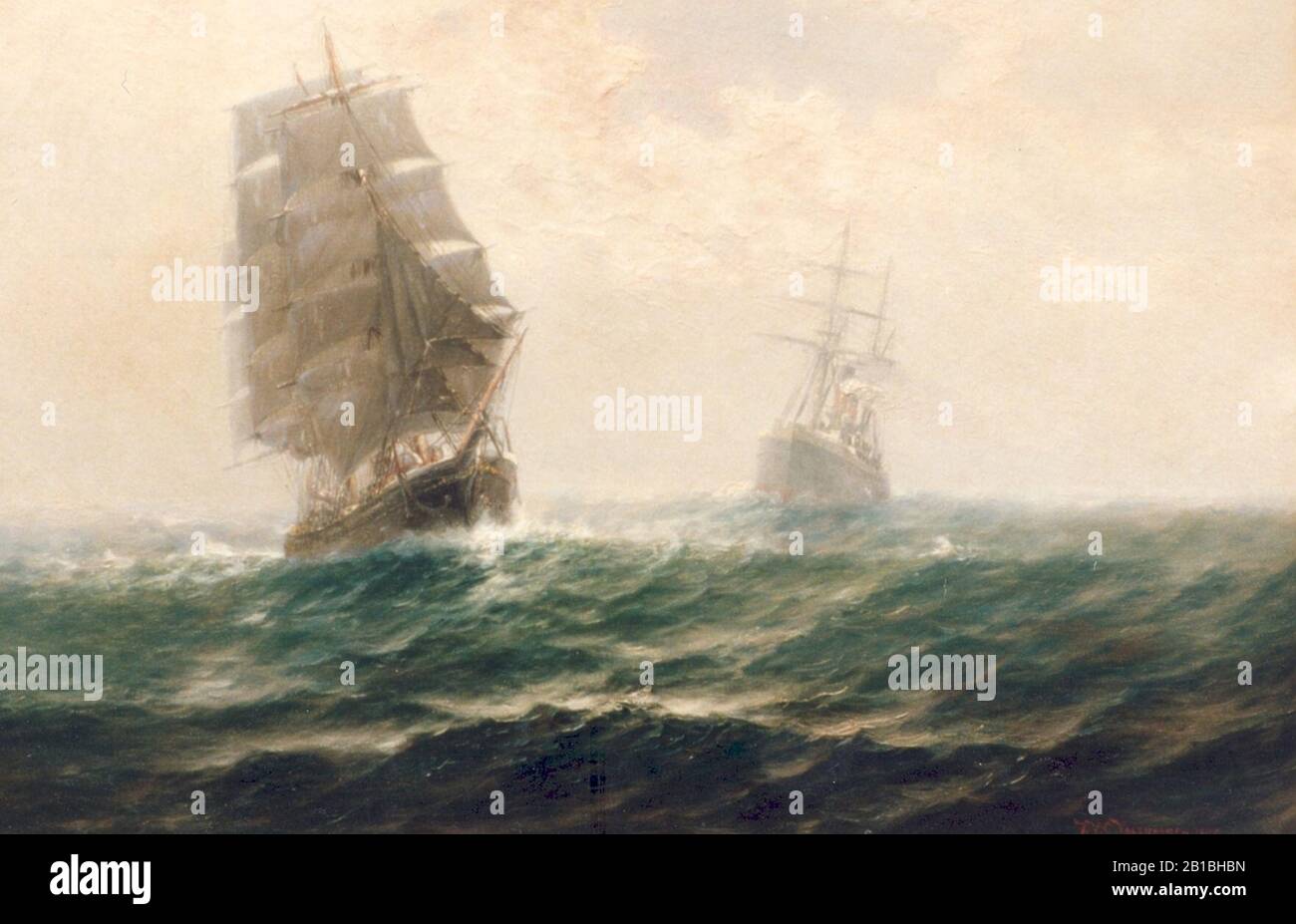 From Sail to Steam, by Theodore Victor Carl Vallenkamph Stock Photo - Alamy