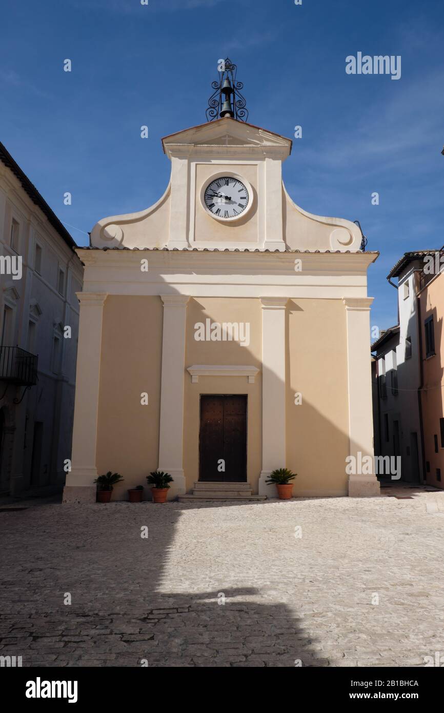 poggio catino, little town in rieti district, lazio, italy, europe ...