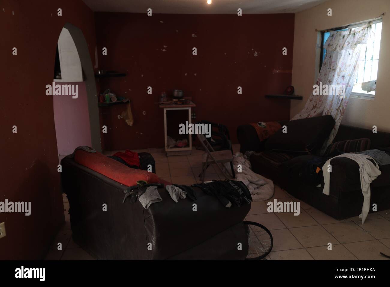 (2/22/2020) Scene of the crime in Ciudad Juarez, home where police ...
