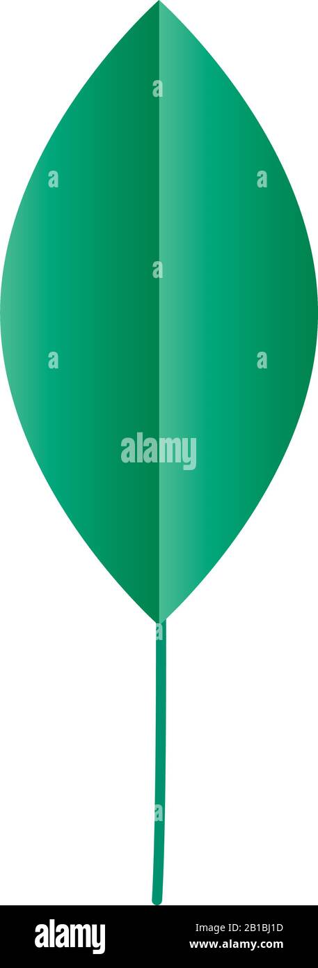 Isolated natural leaf vector design Stock Vector Image & Art - Alamy