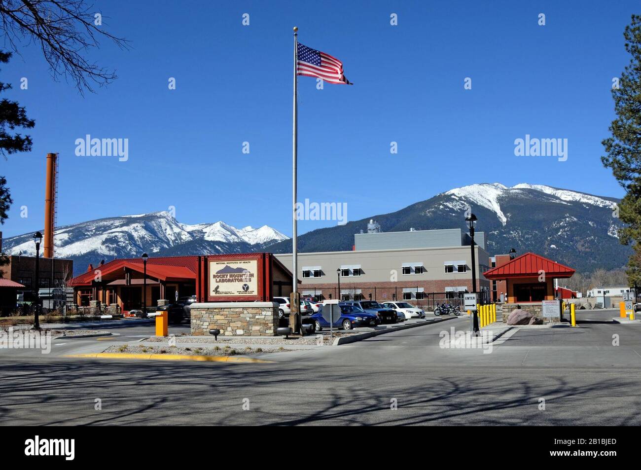Front entrance Rocky Mountain Laboratories Stock Photo - Alamy