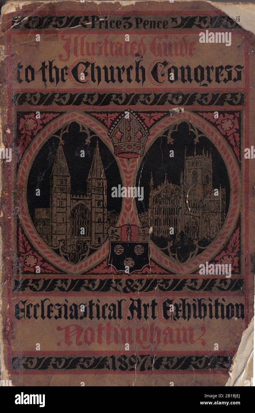 Front cover of the Illustrated Guide to the Church Congress of 1897 ...