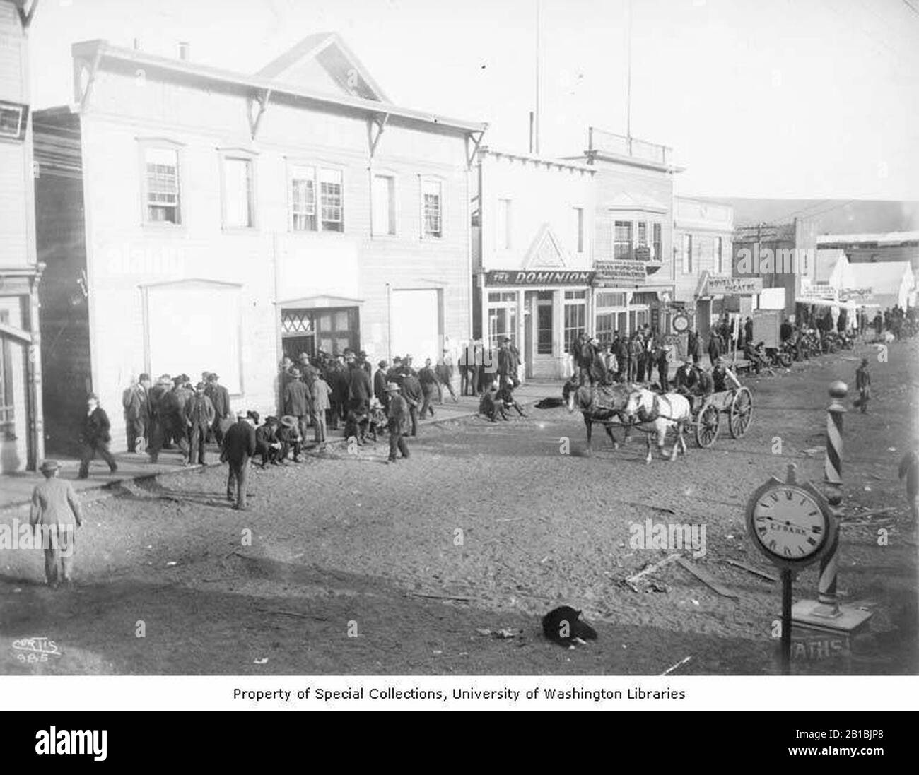 Front Street after the big fire of April 1899 Dawson May 15 1899 ...