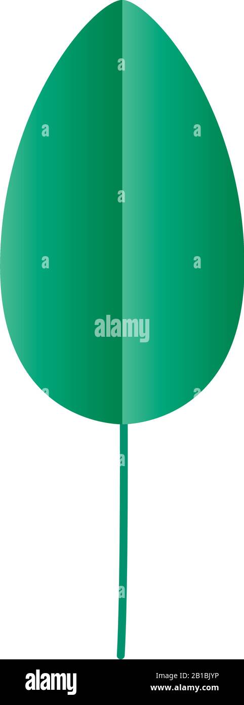 Isolated natural leaf vector design Stock Vector Image & Art - Alamy