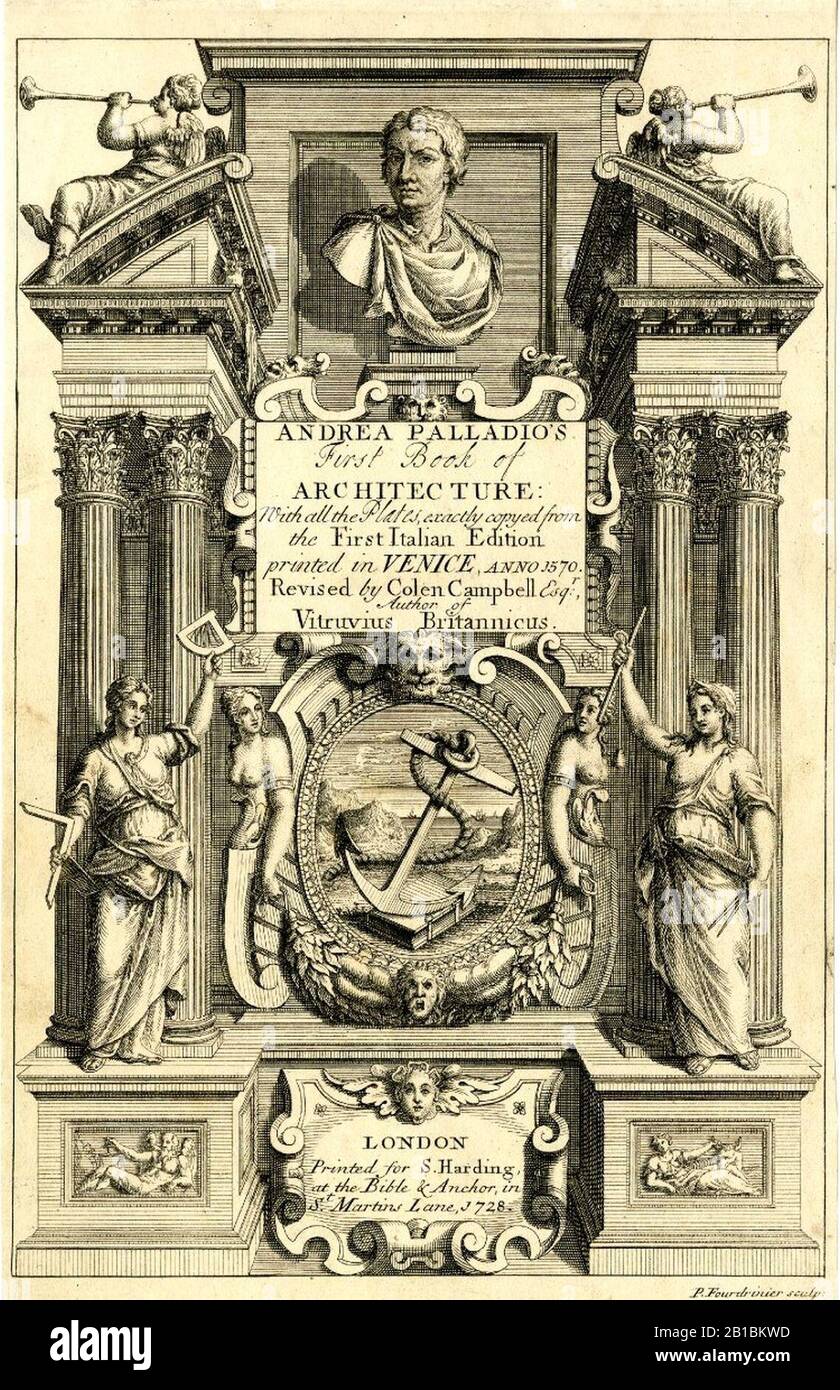 Frontispiece Campbell's edition of Palladio's First Book of ...