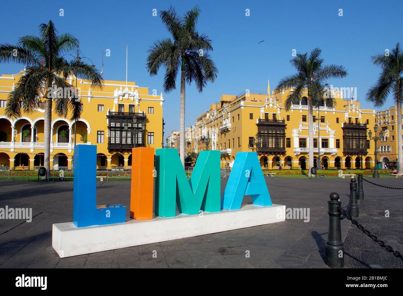 Lima city sign main hi-res stock photography and images - Alamy