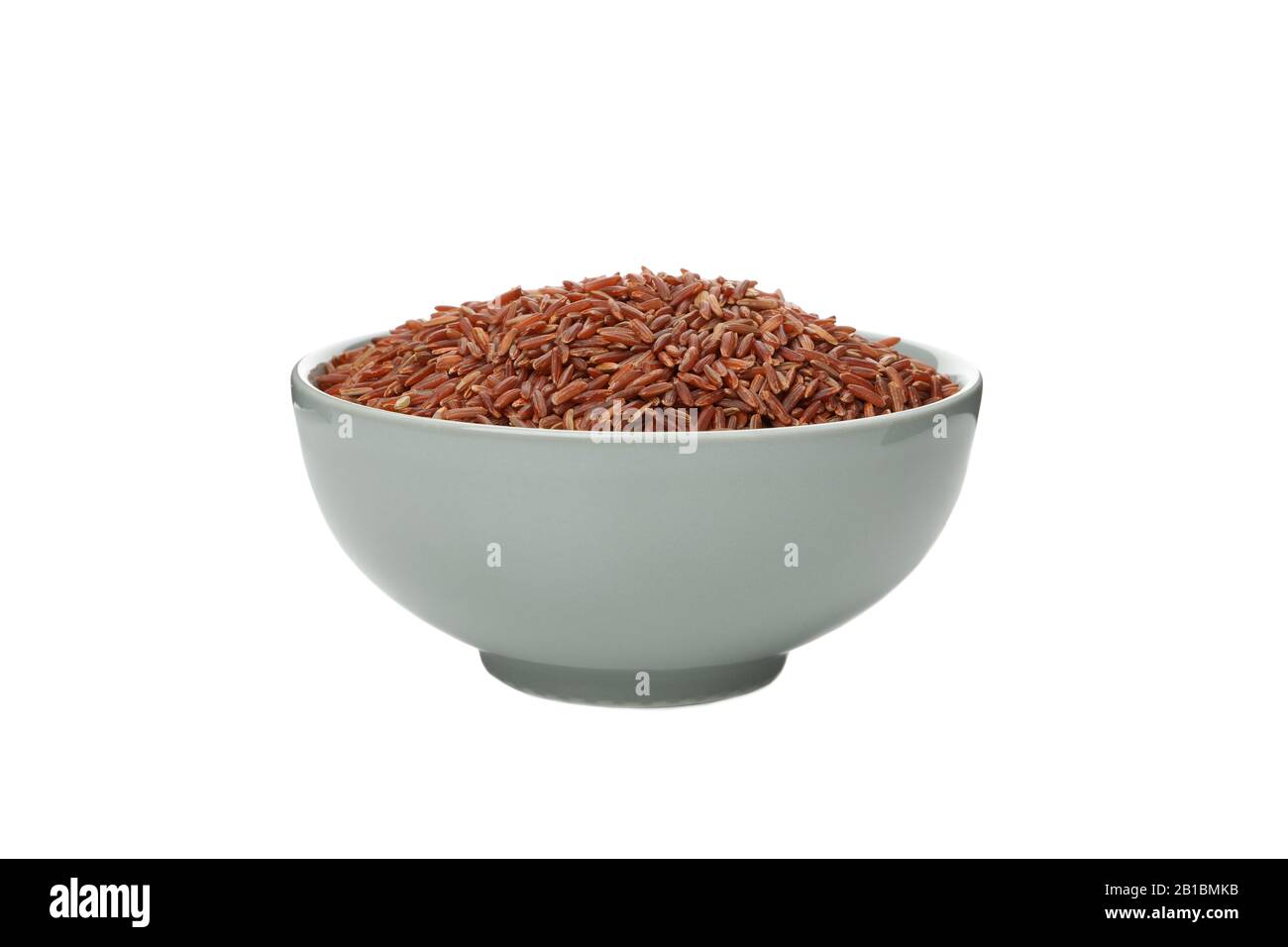 Bowl with rice isolated on white background Stock Photo - Alamy