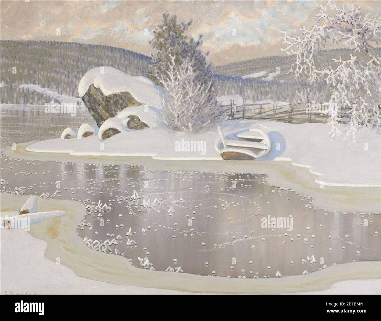 Frost. Gustaf Fjæstad Stock Photo - Alamy