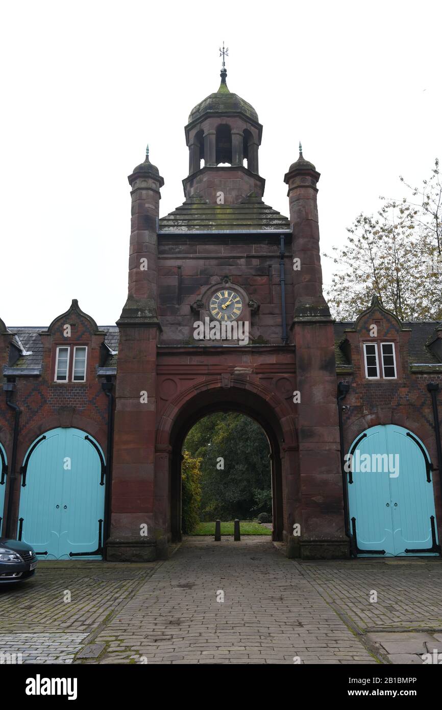 Archway under clock tower hi-res stock photography and images - Alamy