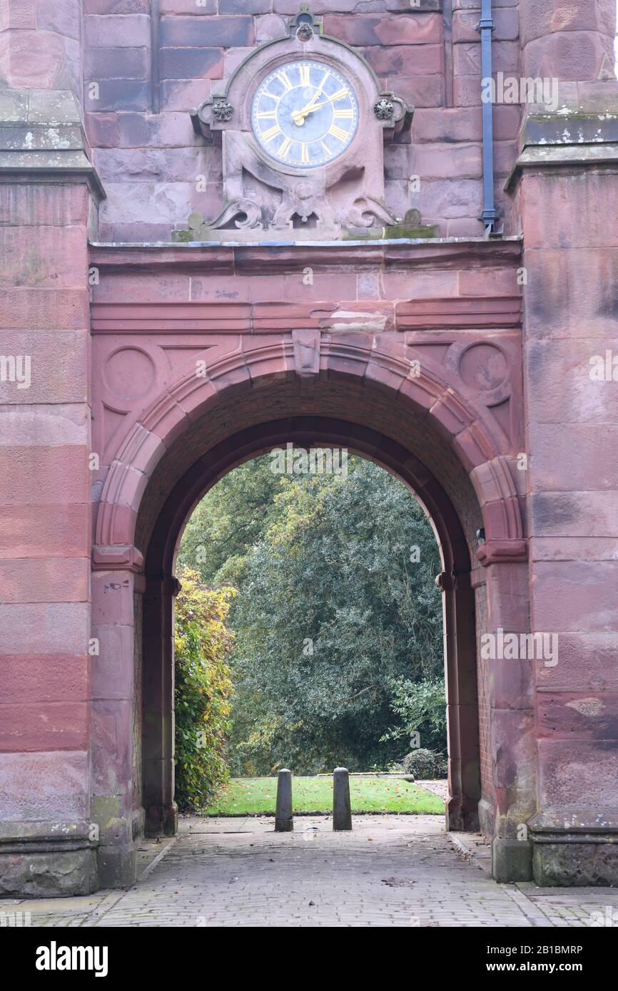 Keele University Clock House, Keele, Staffordshire, England UK Stock ...