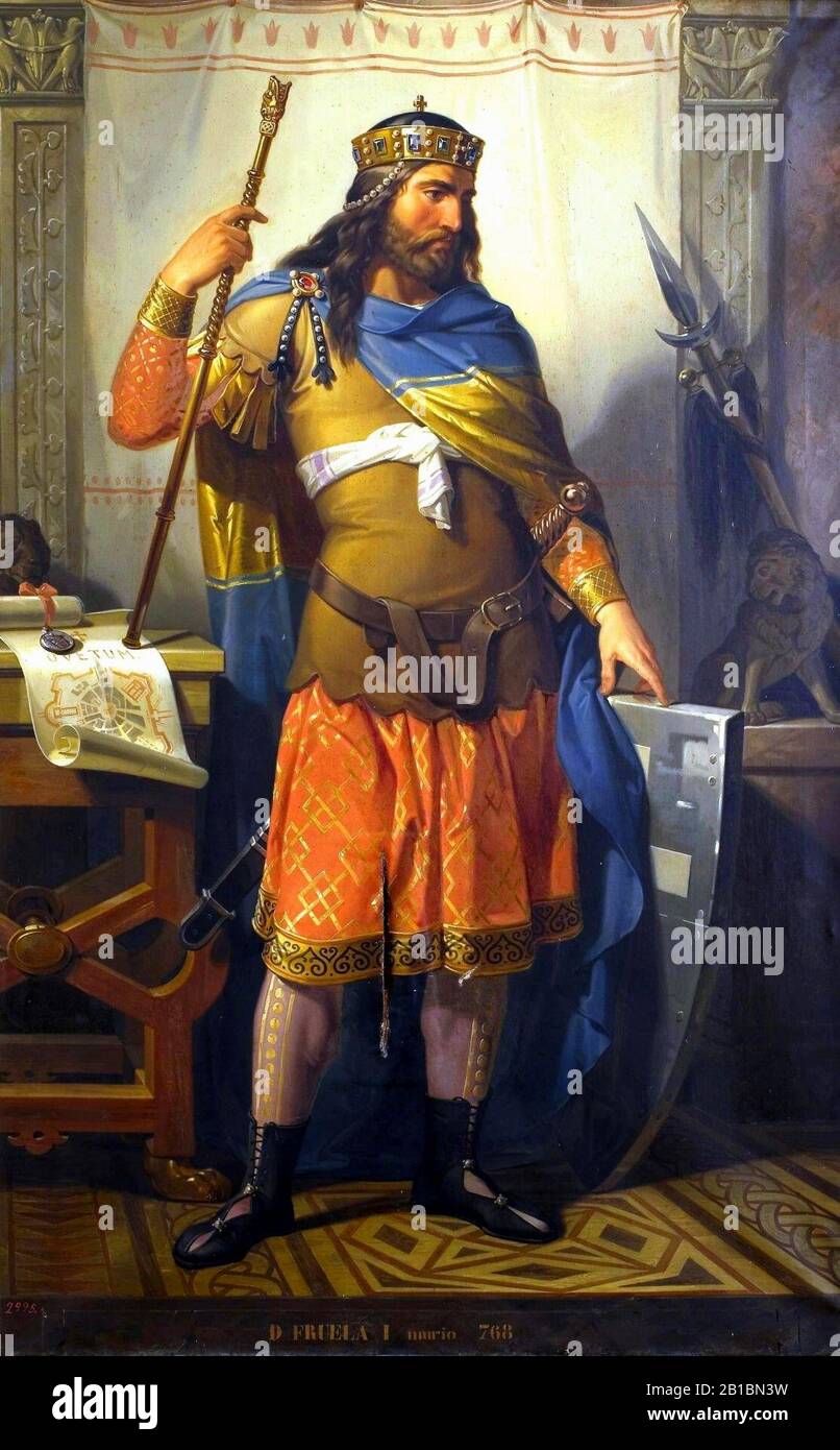 Fruela I de Asturias Stock Photo - Alamy