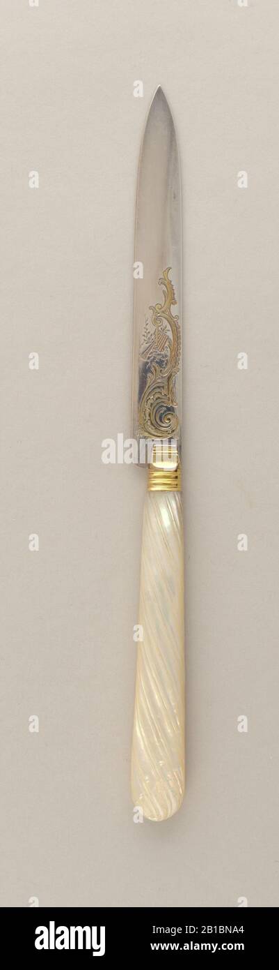 Fruit Knife (France), ca. 1890 Stock Photo - Alamy