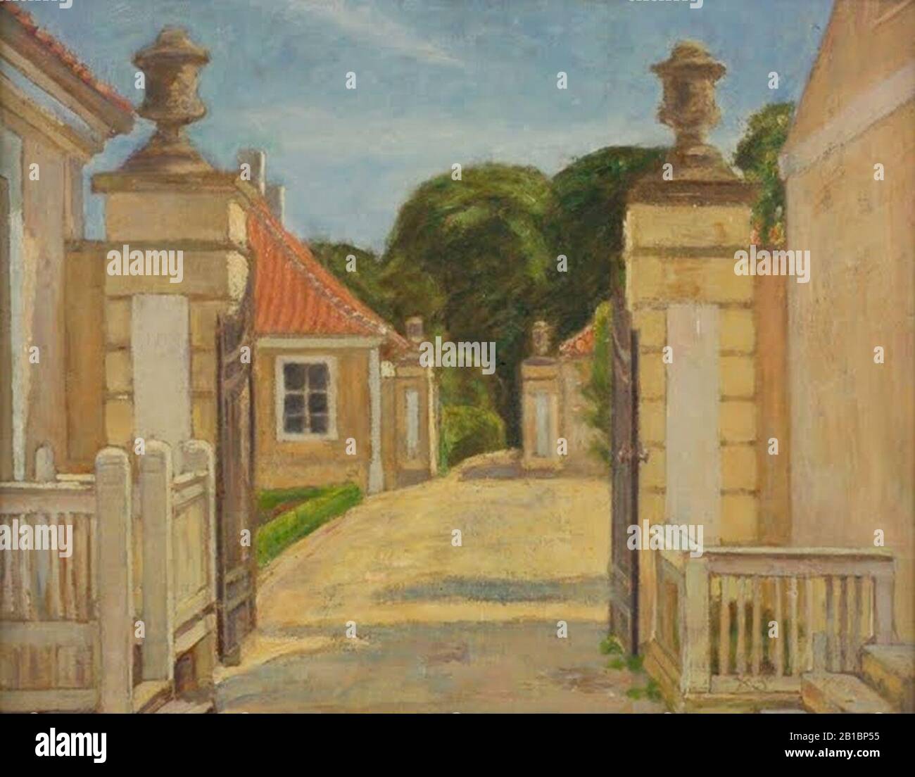 Frydenlund gatehouse ( Karl Schou Stock Photo - Alamy