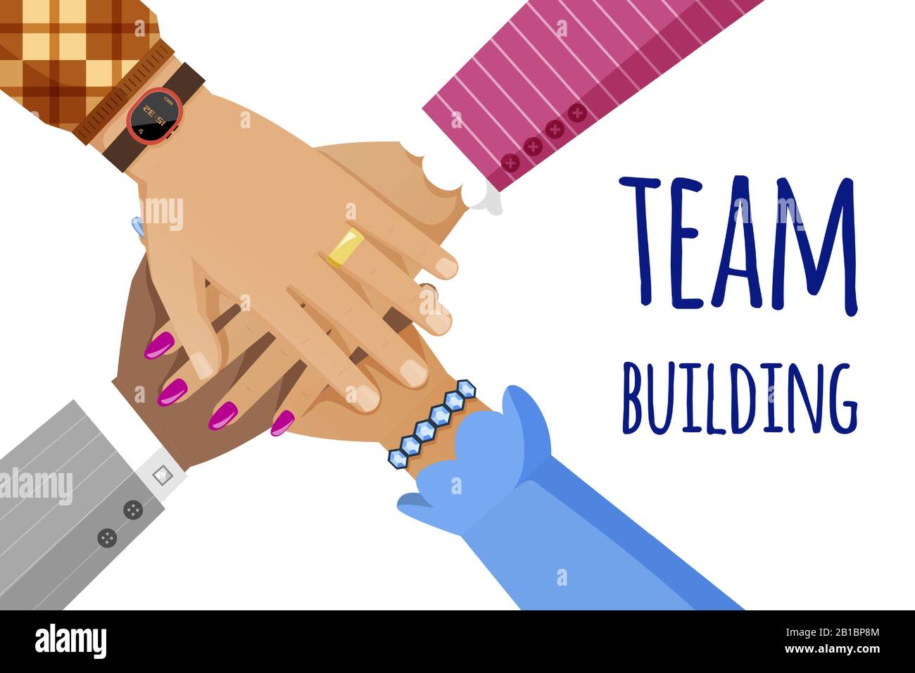 Join arms Stock Vector Images - Alamy