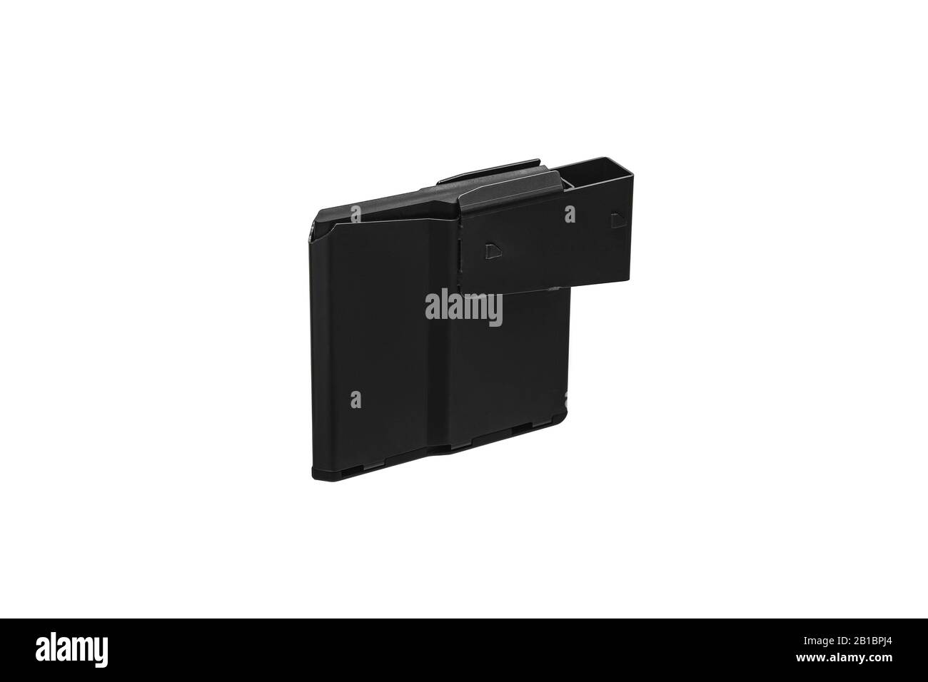 Assault rifle magazine isolated on white background Stock Photo - Alamy