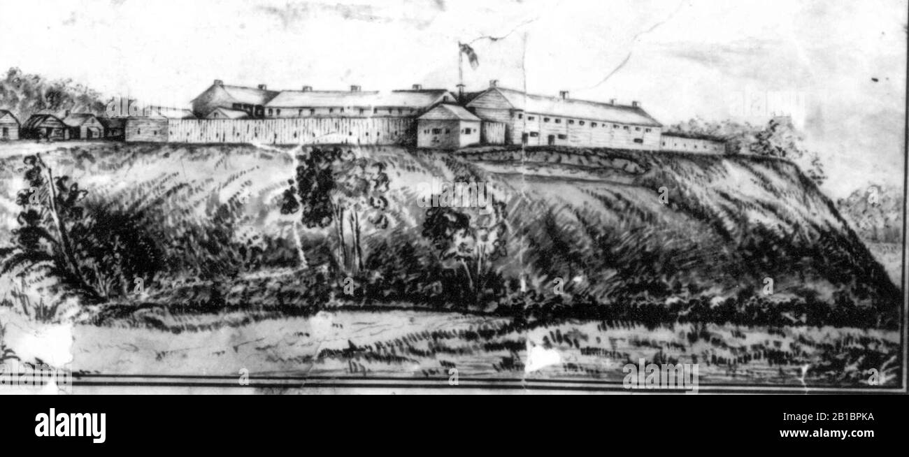 Ft atkinson iowa reynolds sketch Stock Photo - Alamy