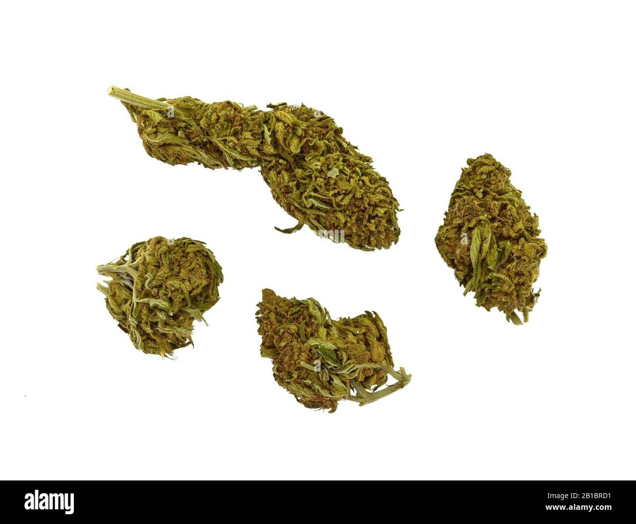 Dried cannabis flower Cut Out Stock Images & Pictures - Alamy