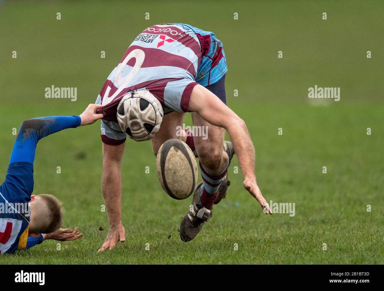 Sport rugby league tackling hi-res stock photography and images - Alamy