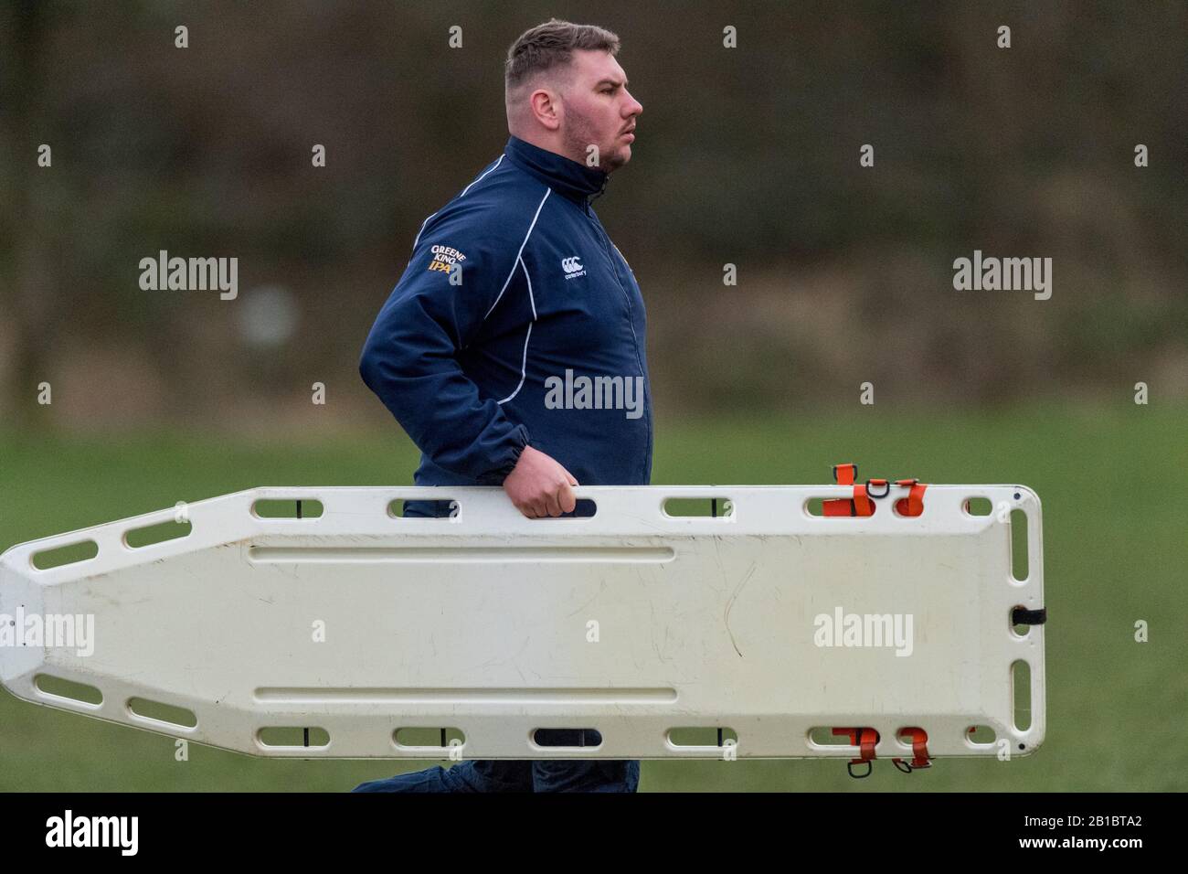 Stretcher football hi-res stock photography and images - Alamy