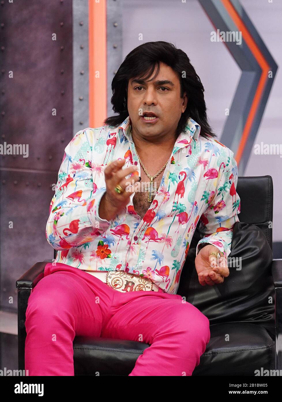 MIAMI, FL - FEB 24: Judge Ariel Miramontes (Albertano) is seen during ...