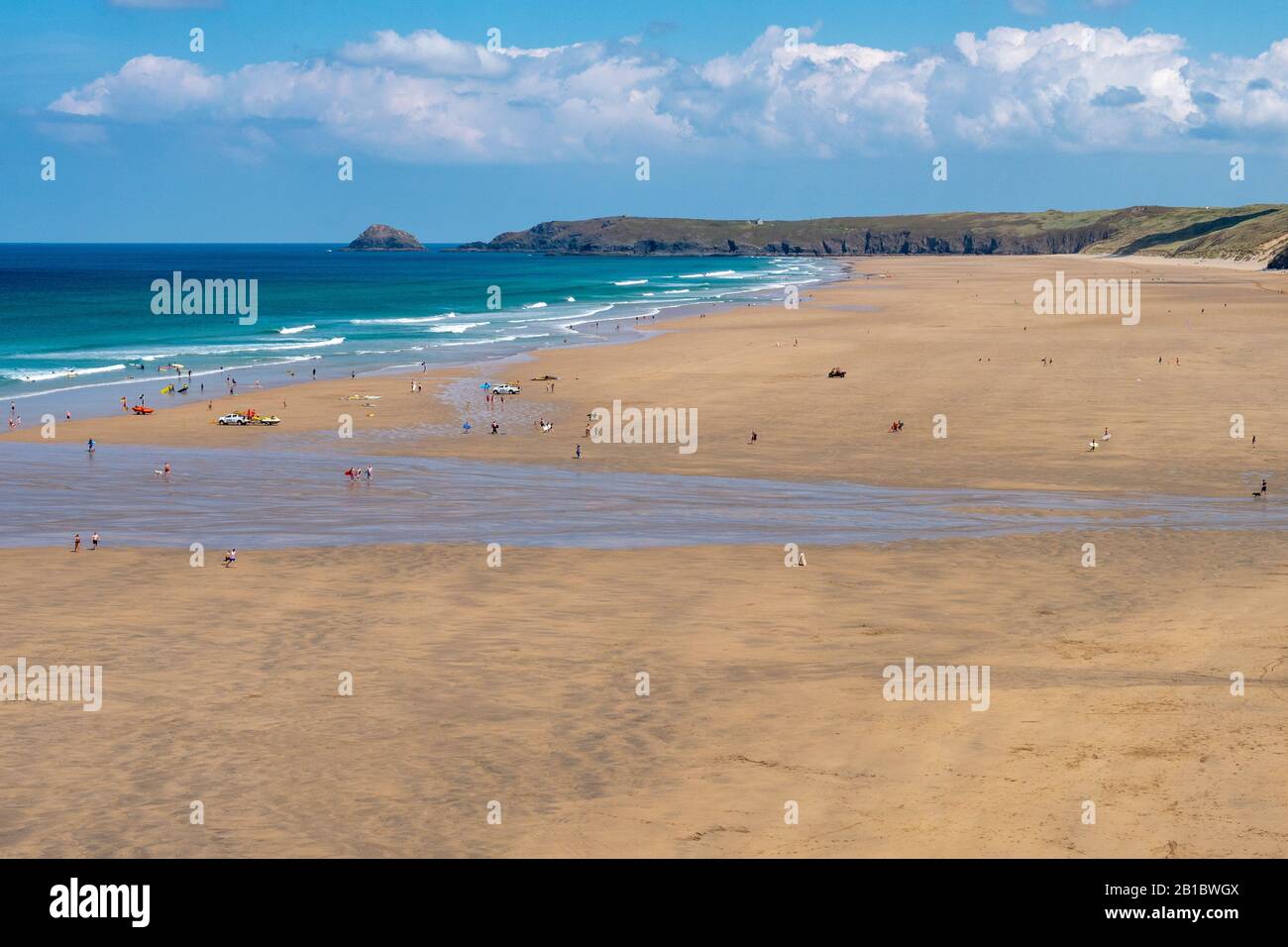 Perran Beach, Perranporth, north Cornwall, UK Stock Photo - Alamy