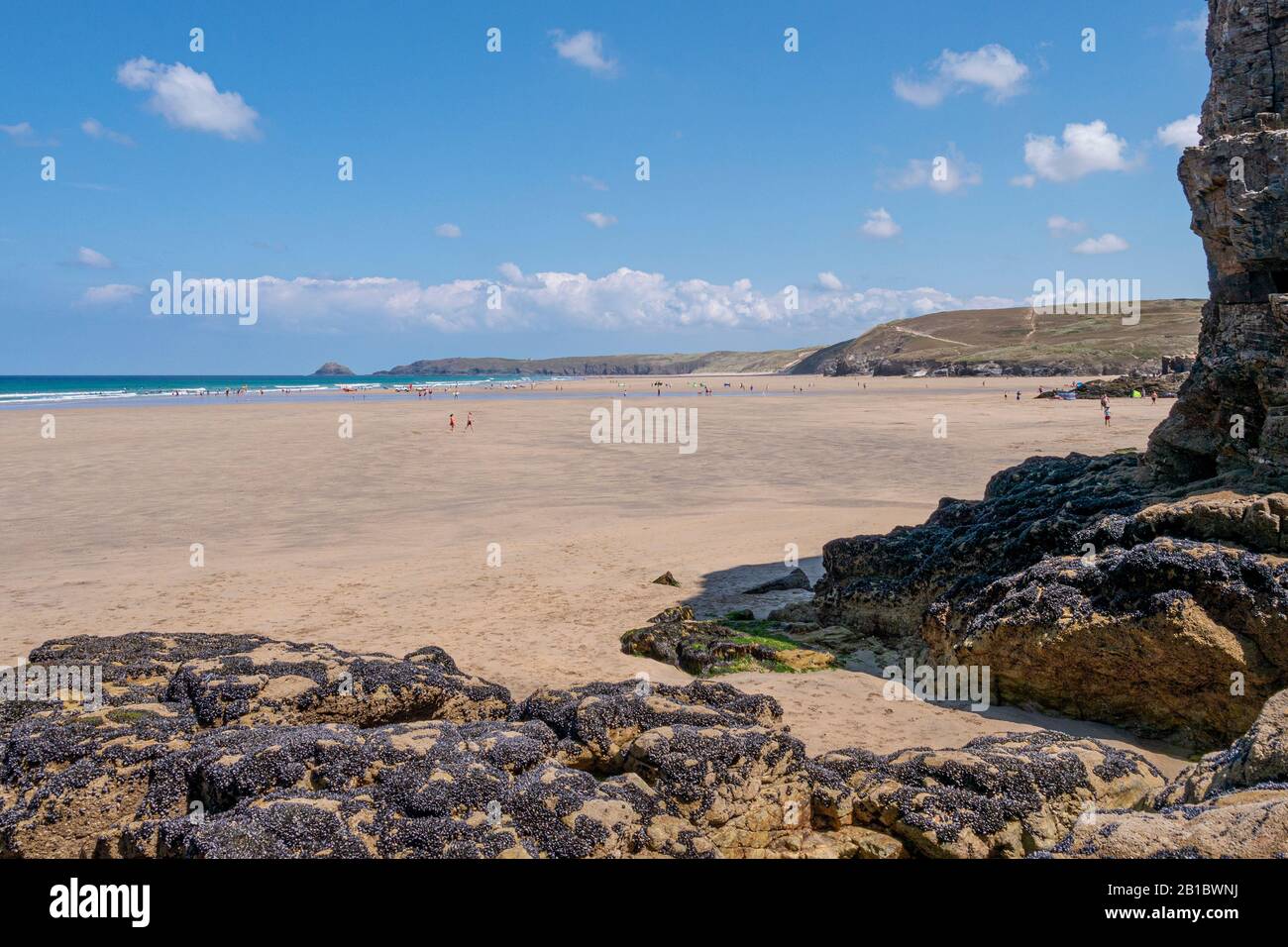 Perran Beach, Perranporth, north Cornwall, UK Stock Photo - Alamy