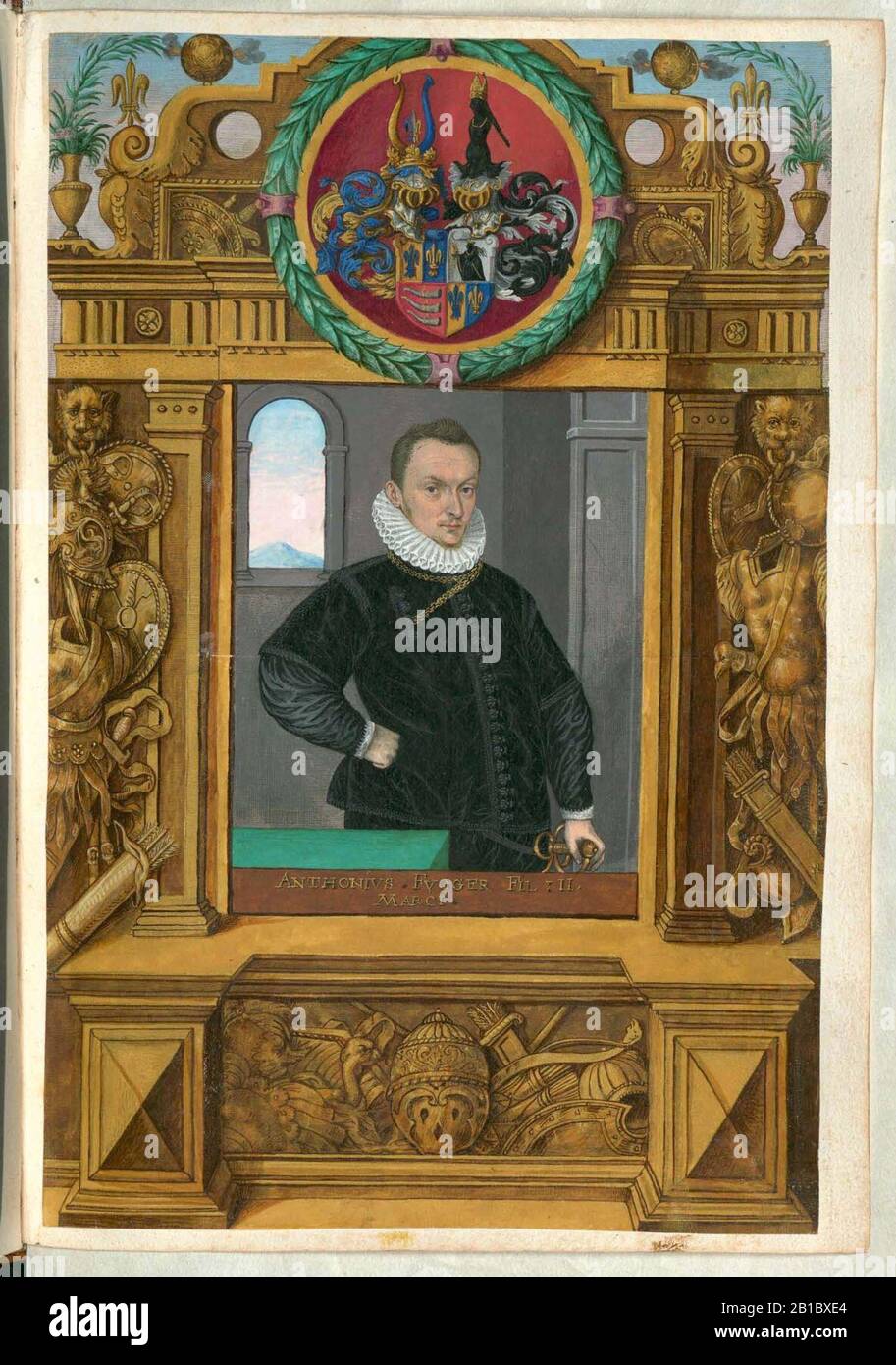 Fuggerorum et Fuggerarum imagines - 089r Stock Photo - Alamy