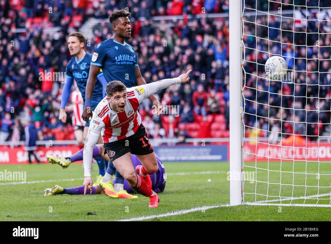 22nd February 2020, Stadium Of Light, Sunderland, England; Sky Bet ...