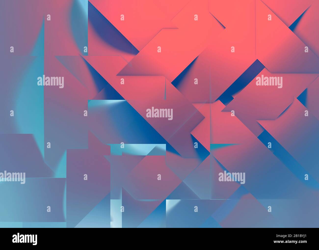 Abstract digital graphic background, colorful pattern of overlapping ...