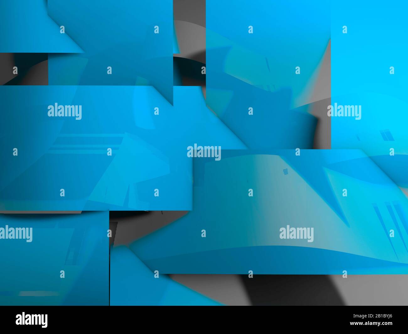 Abstract digital graphic background, pattern of blue stripes, double ...