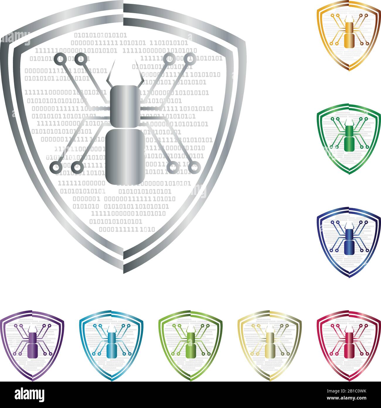 Spine, Code, Digital, Security, Virus, Background Stock Vector Image ...