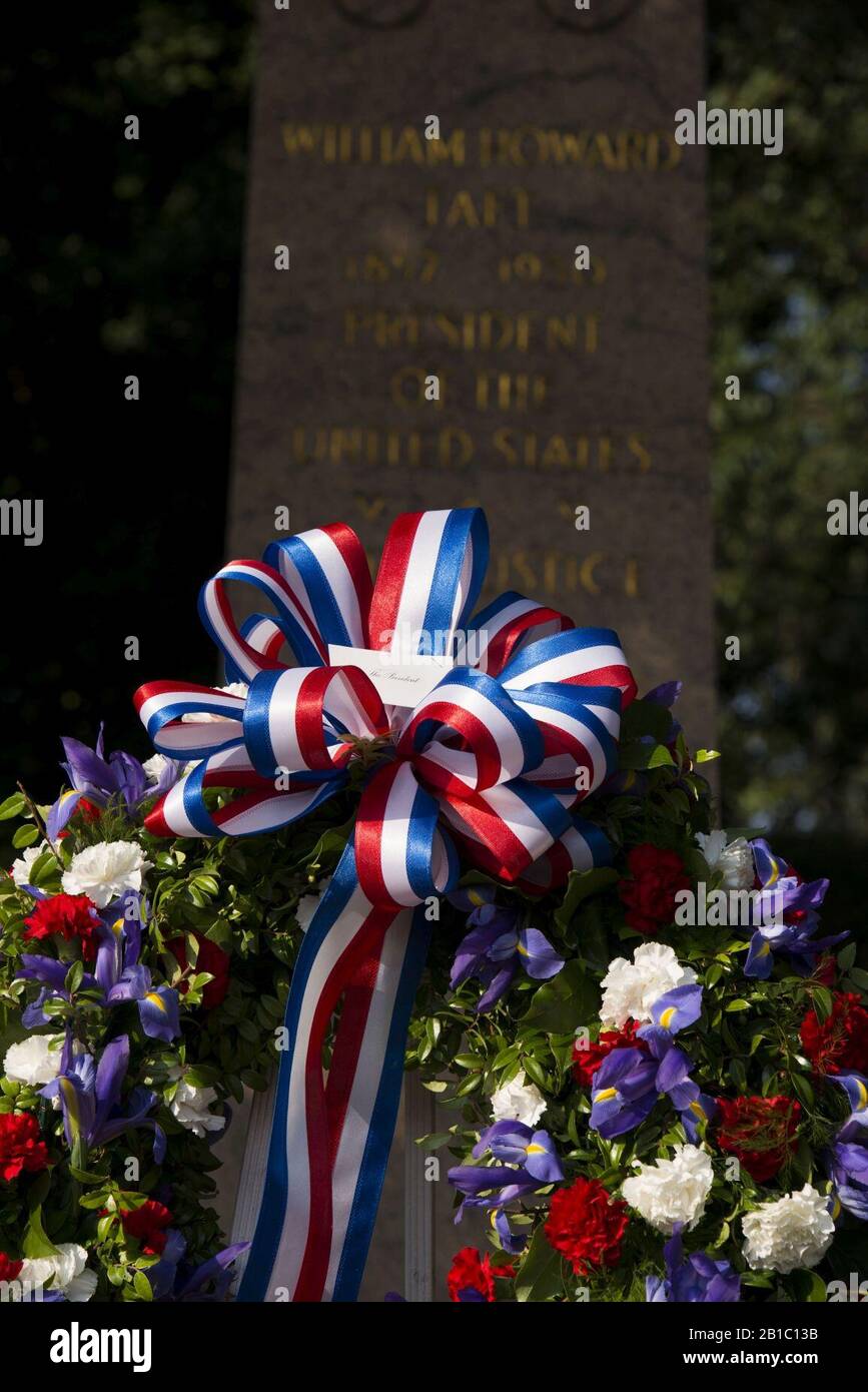Full Honor Wreath-Laying ceremony to honor 27th President of the United ...