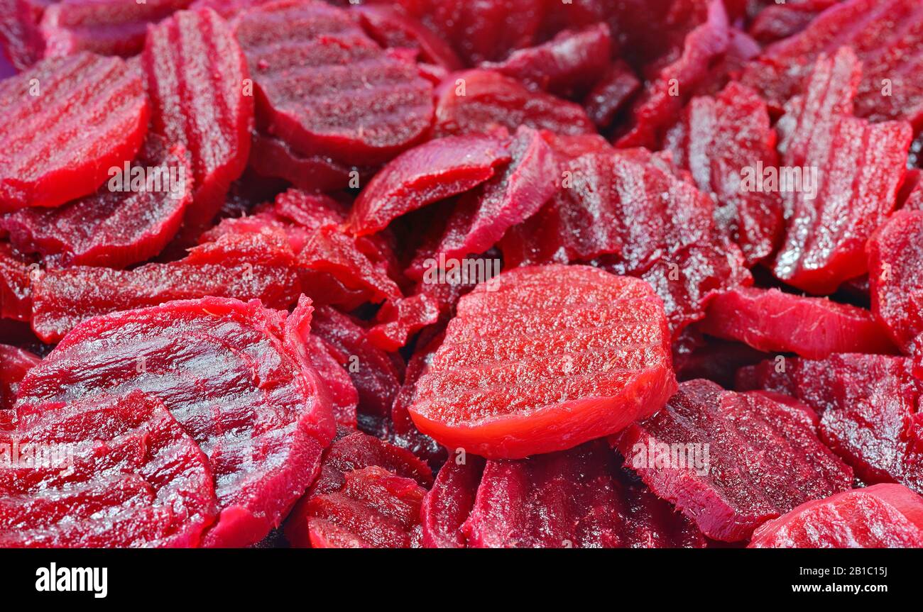 Boiled beetroot background Stock Photo - Alamy
