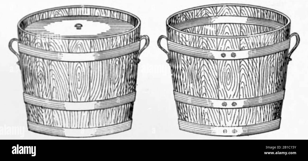 Full pail and empty pail Stock Photo - Alamy