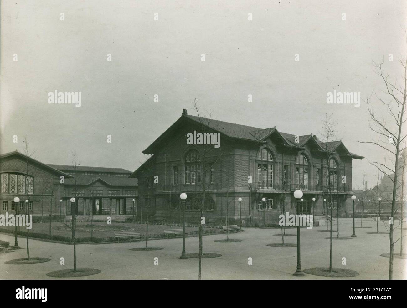Fuller Park Field House, Chicago, early 20th century Stock Photo - Alamy
