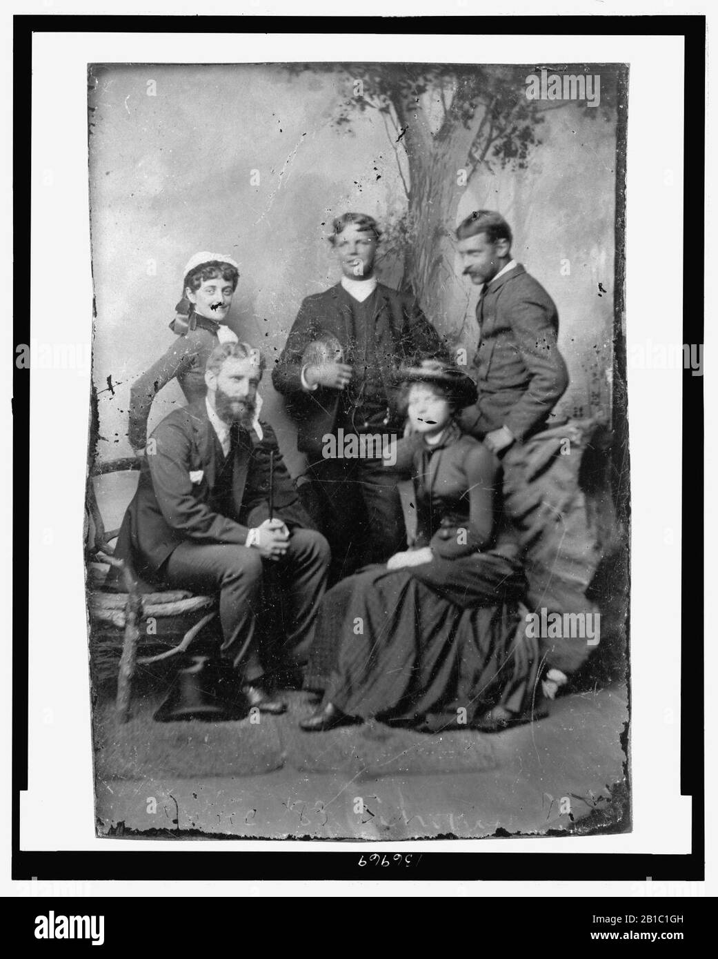 Three men group women Cut Out Stock Images & Pictures - Alamy