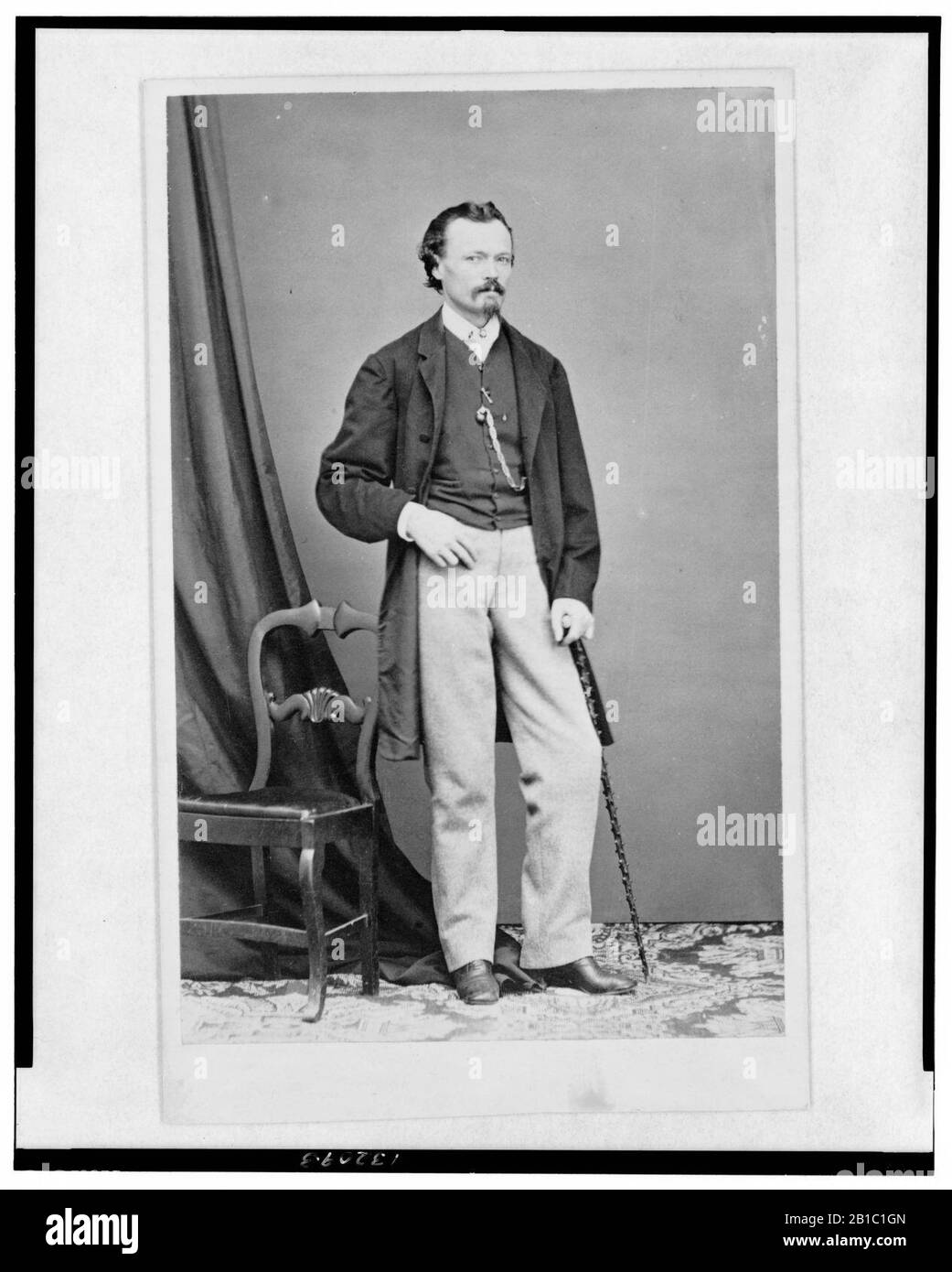 Full-length portrait of a man, standing, facing front Stock Photo - Alamy