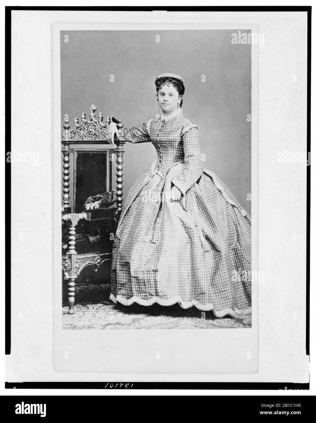 Full-length portrait of a woman, standing, facing front Stock Photo - Alamy