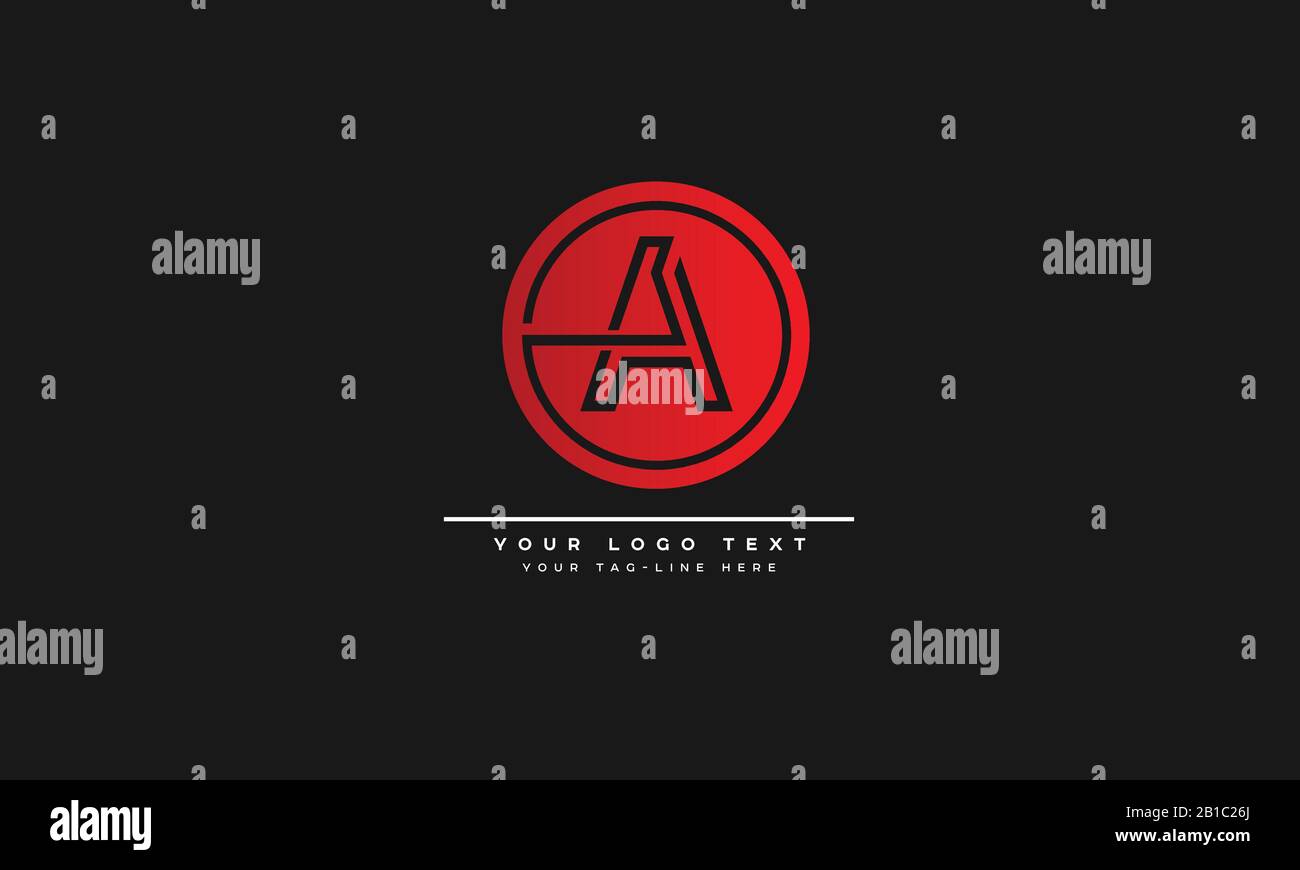 Abstract Letter A Alpha Logo Design Vector Stock Vector Image & Art - Alamy
