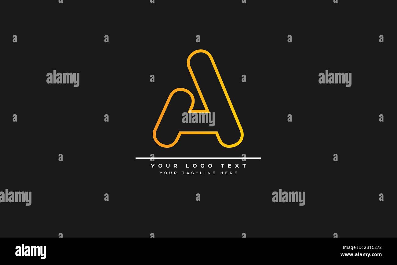 Abstract Letter A Alpha Logo Design Vector Stock Vector Image & Art - Alamy