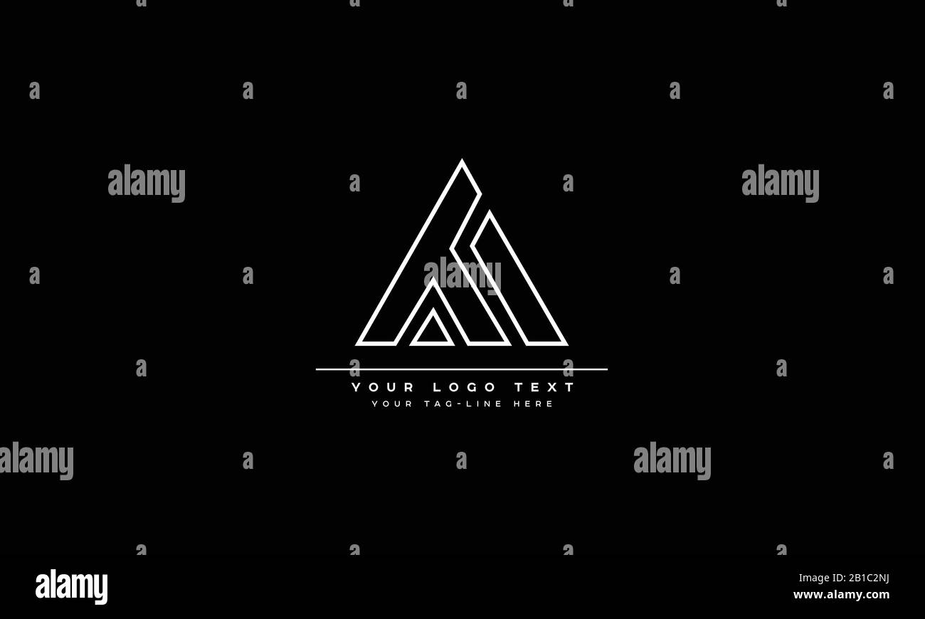 Abstract Letter A Alpha Logo Design Vector Stock Vector Image & Art - Alamy