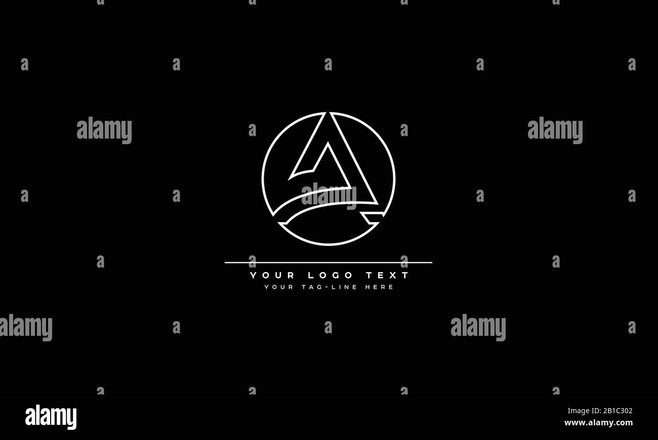 Abstract Letter A Alpha Logo Design Vector Stock Vector Image & Art - Alamy