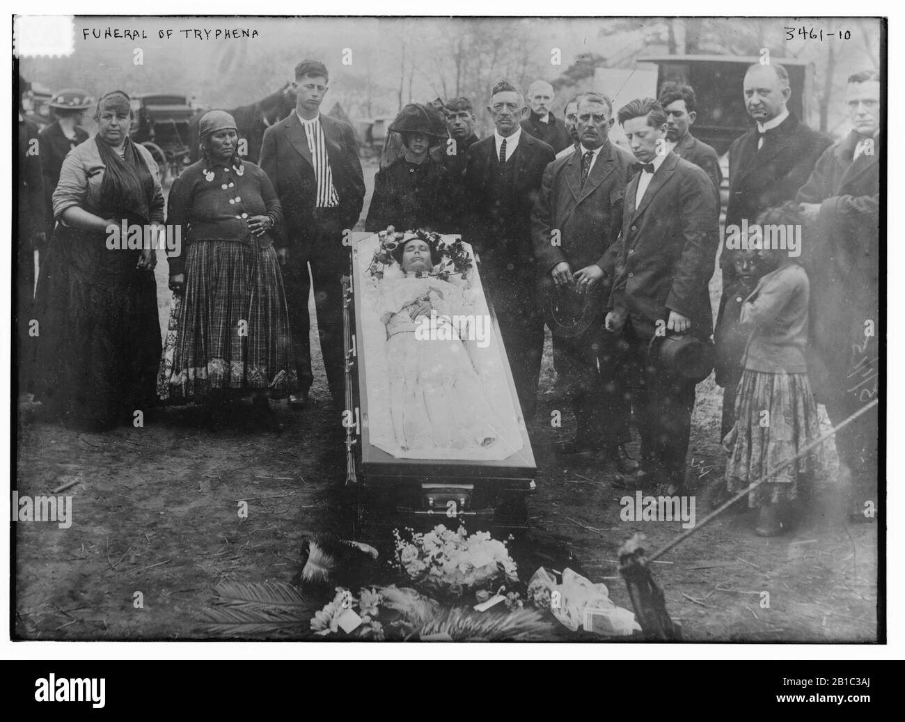 Funeral of Tryphena Stock Photo - Alamy
