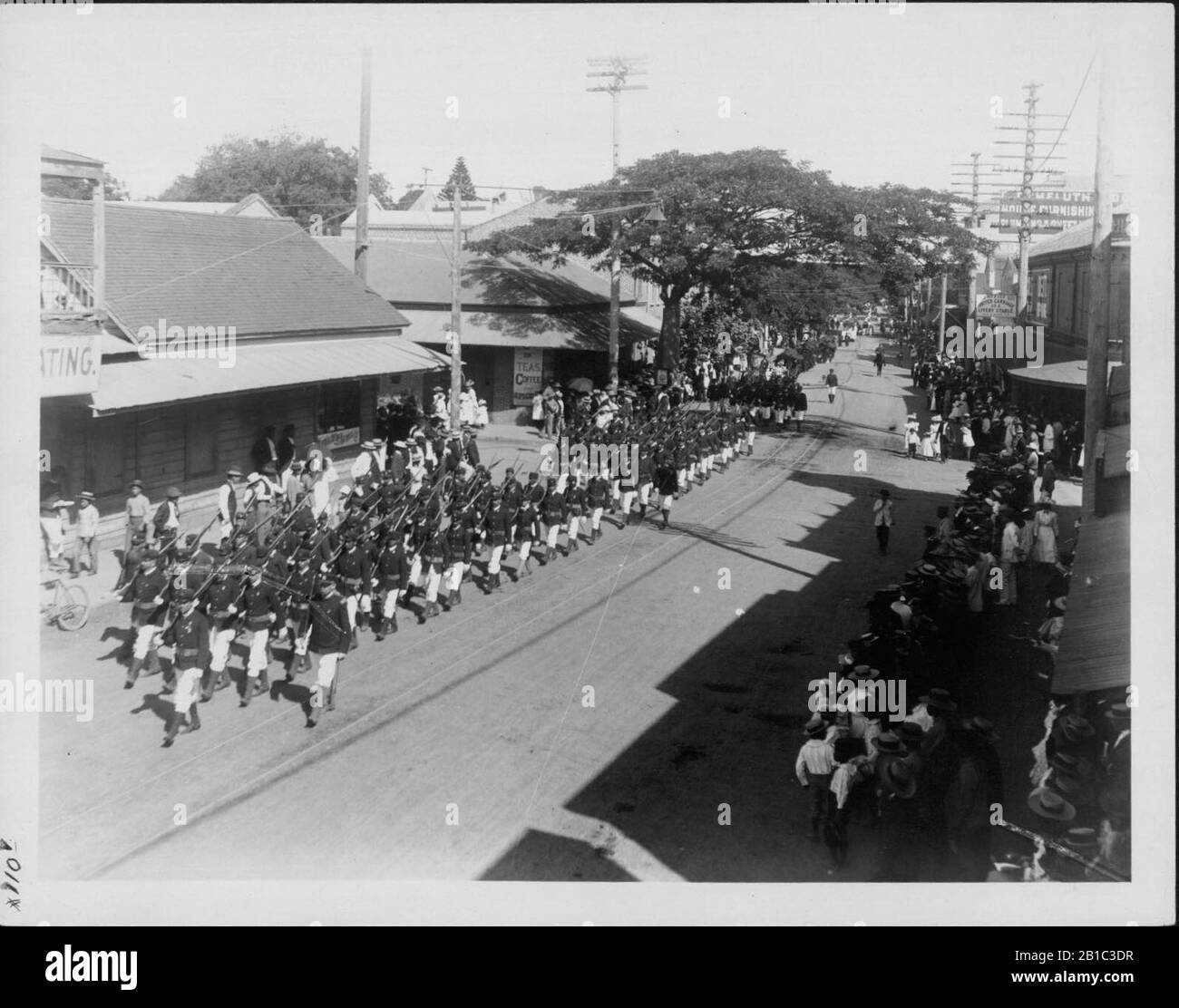 Funeral Procession of Queen Emma of Hawaii (PP-25-3-012 Stock Photo - Alamy